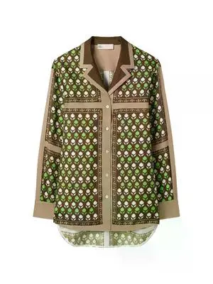 Tory Burch Silk Twill Top