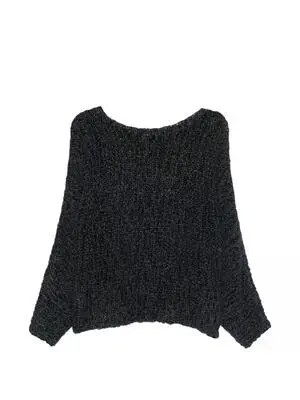HAIKURE Jenna Open-knit Sweater - Grey