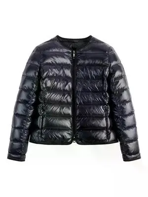 FAY Quilted Collarless Padded Coat
