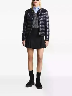 FAY Quilted Collarless Padded Coat
