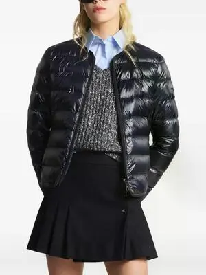 FAY Quilted Collarless Padded Coat