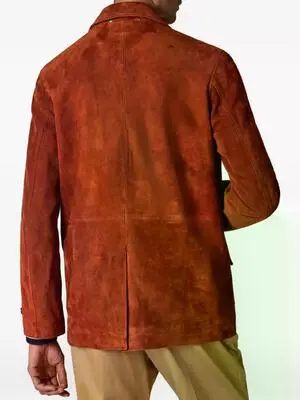Paul Smith Buttoned Suede Shirt Jacket
