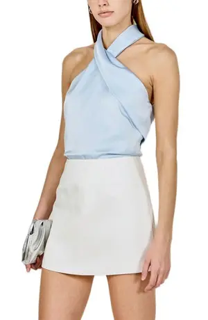 Endless Rose Satin Halter Top
