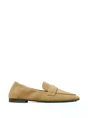 Tory Burch Appliqué Suede Ballet Loafers