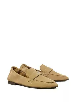 Tory Burch Appliqué Suede Ballet Loafers