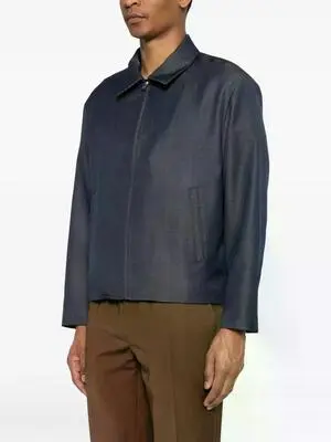 Sandro Zipped Shirt Jacket