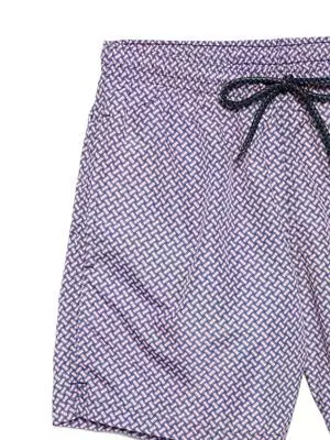 DRUMOHR Geometric Print Swim Shorts - Pink