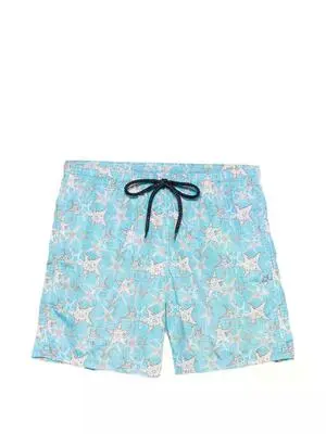 DRUMOHR Starfish Print Swim Shorts - Blue
