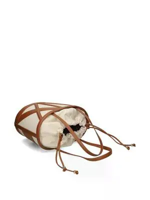 Armani Exchange Drawstring-closure Bucket Bag - Neutrals
