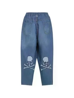 MASTERMIND WORLD Skull-appliqué Jeans