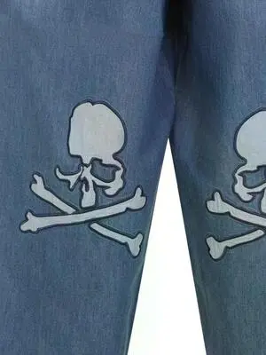 MASTERMIND WORLD Skull-appliqué Jeans