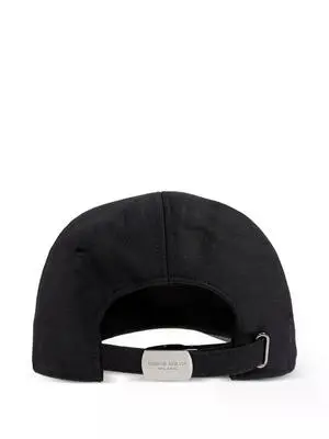 Giorgio Armani Logo Baseball Cap - Black