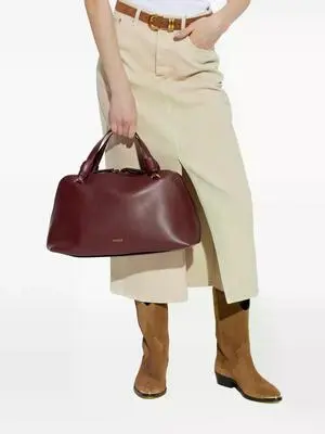 NEOUS Aries Leather Tote Bag - Red