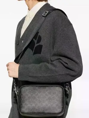 COACH Charter Pattern Strap Tote Bag - Grey