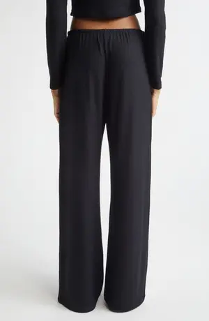 LESET Lauren Knit Wide-leg Pants