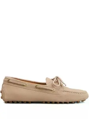 TOD'S Gommino Lace-up Loafers - Neutrals
