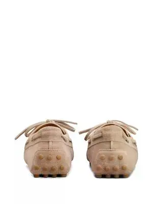 TOD'S Gommino Lace-up Loafers - Neutrals