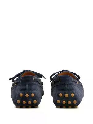 TOD'S Lace-up Gommino Loafers - Blue