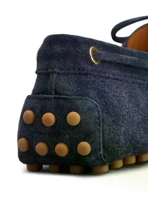 TOD'S Lace-up Gommino Loafers - Blue