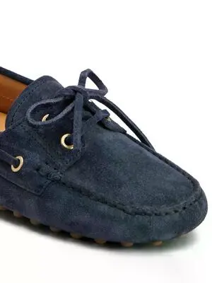 TOD'S Lace-up Gommino Loafers - Blue