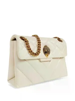 Kurt Geiger Quilted Leather Shoulder Bag - Neutrals