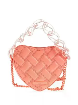 Kurt Geiger Quilted Heart-shape Mini Bag