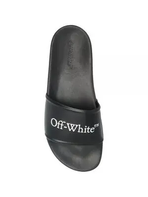 Off-White Logo Lettering Slides