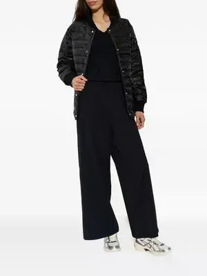 Moose Knuckles Transit Quilted Button-fastening Jacket - Black