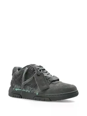 Off-White Out Of Office For Walking Suede Lace-up Sneakers - Grey