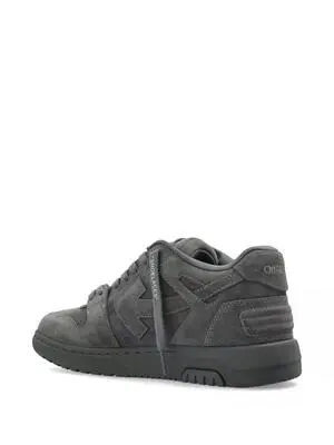 Off-White Out Of Office For Walking Suede Lace-up Sneakers - Grey