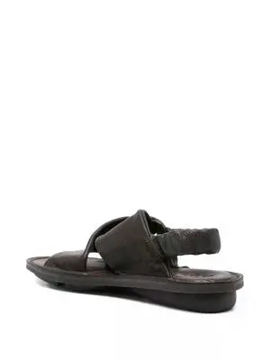 TRIPPEN Embrace Leather Sandals - Brown