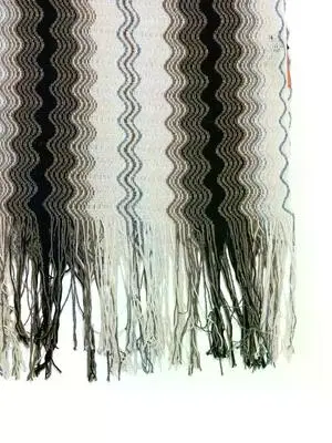 Missoni Chevron Fringed Scarf - Neutrals