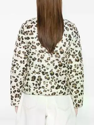 Marella Leopard-print Puffer Jacket