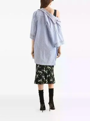 Dolce & Gabbana Rose-print Midi Skirt