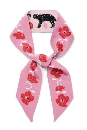 CENTINELLE Poppy Polka Cat Twilly - Red