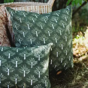 BANYAN & BIRCH Zeenat Throw Pillow Cover - Chive