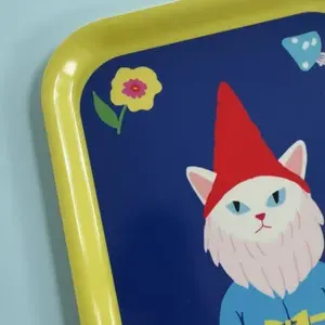 CENTINELLE Cat Garden Gnome Tray