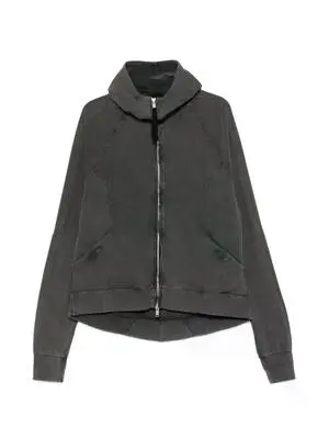 THOM KROM Panelled Zip-up Hoodie
