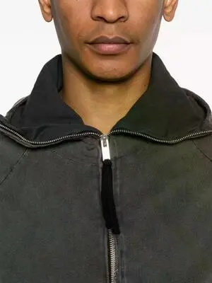THOM KROM Panelled Zip-up Hoodie