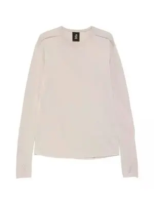 THOM KROM Raw-cut Long-sleeve T-shirt - Neutrals