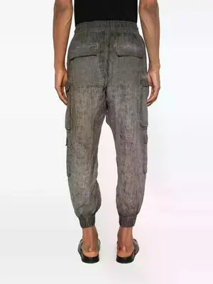 THOM KROM Drawstring Cargo Pants - Grey