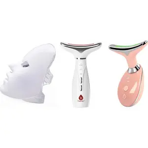 PURSONIC The Ultimate Glow Set 7-in-1 Therapy Device & Led Face Mask - Multicolor