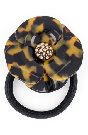 Alexandre De Paris Camélia A. Hair Tie - Tortoiseshell