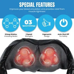 PURSONIC Ultimate Recovery Bundle 3d Shiatsu Back Massager & Heated Foot Spa