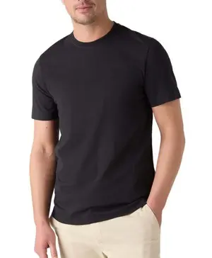 Robert Talbott Stretch Jersey Dean Tee - Classic Black
