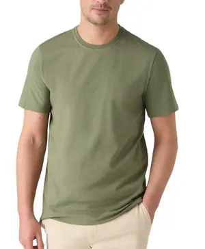Robert Talbott Stretch Jersey Dean Tee - Classic Olive