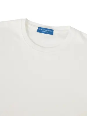 Robert Talbott Stretch Jersey Dean Tee - Classic White