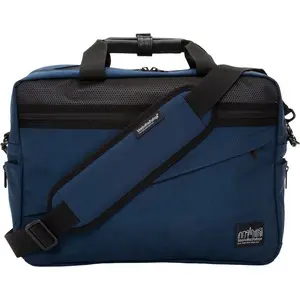 MANHATTAN PORTAGE Second Avenue Briefcase - Navy