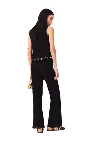 Maje Gold-embellished Knit Cardigan