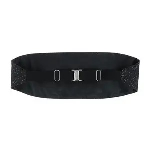 Trafalgar Mystere Metallic Star Light Cummerbund And Bow Tie Bundle - Black